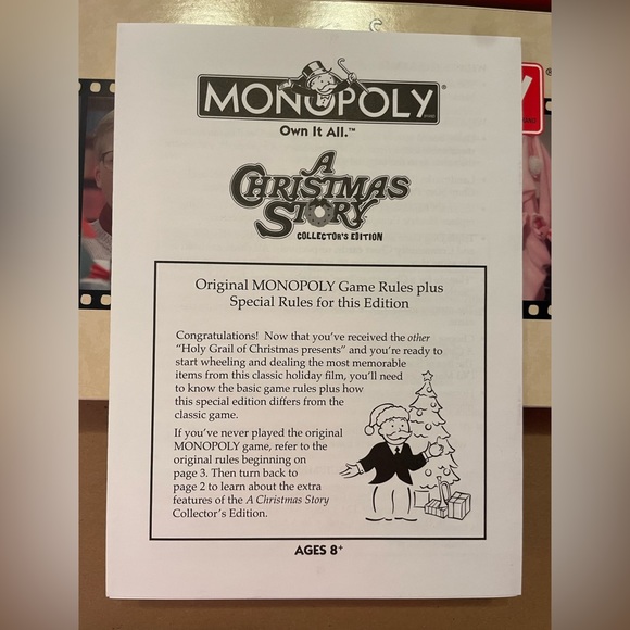 Hasbro | Games | Monopoly A Christmas Story Collectors Edition 207 ...